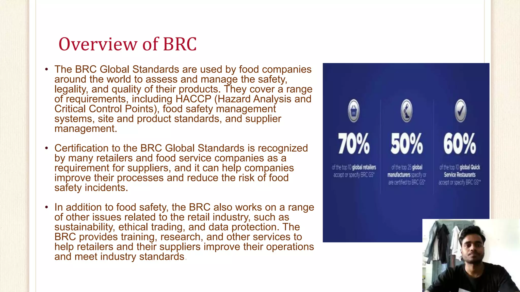 BRC (British retail consortium) | PPTX