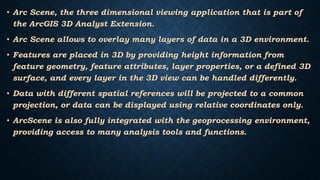 3d visualisation of dem using arcscene | PPT | Free Download