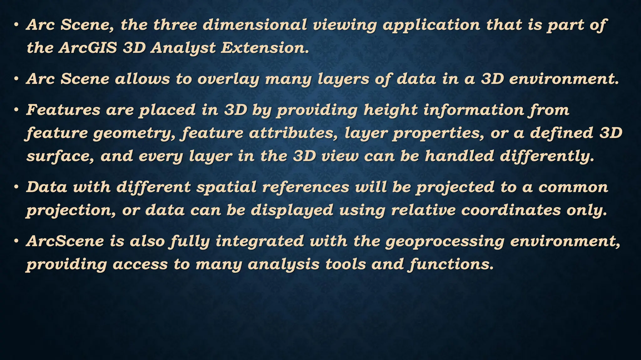 3d visualization of dem by using arcscene | PDF