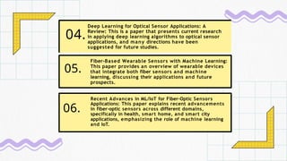 Machine Learning In Fibre Optic Sensings | PPT