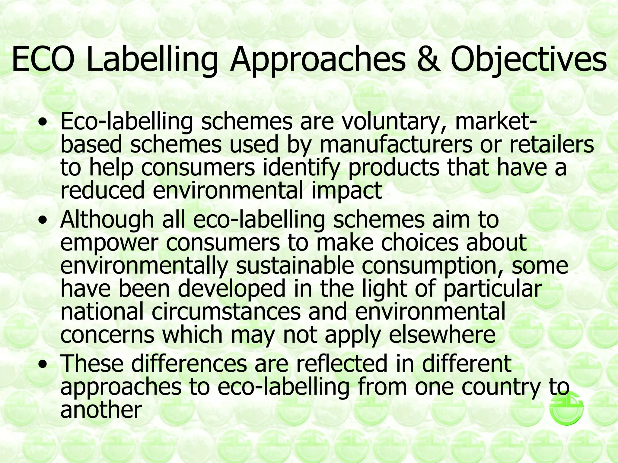 Topic 3 Eco Labelling | PPS