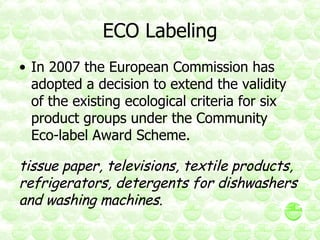 Topic 3 Eco Labelling | PPS