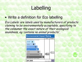 Topic 3 Eco Labelling | PPS