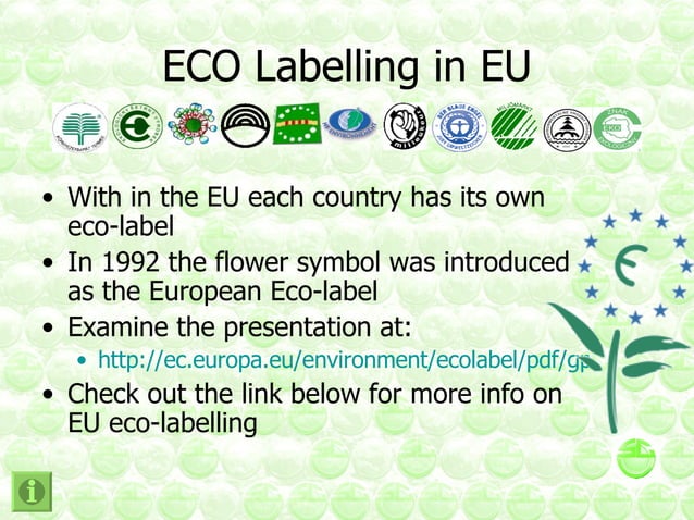 Topic 3 Eco Labelling | PPS
