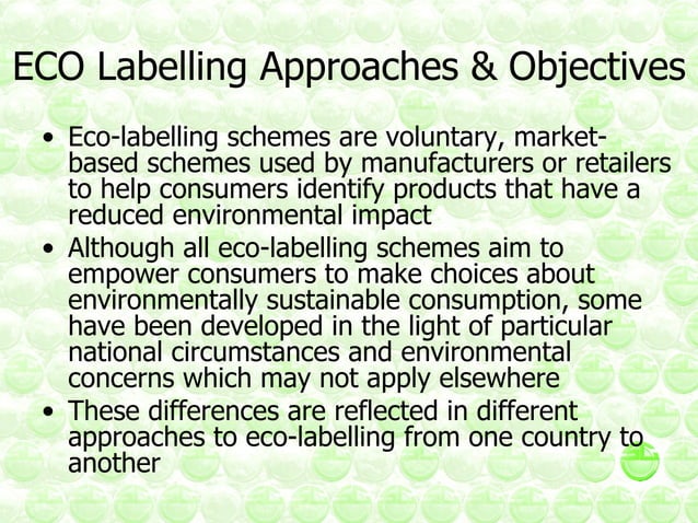 Topic 3 Eco Labelling | PPS