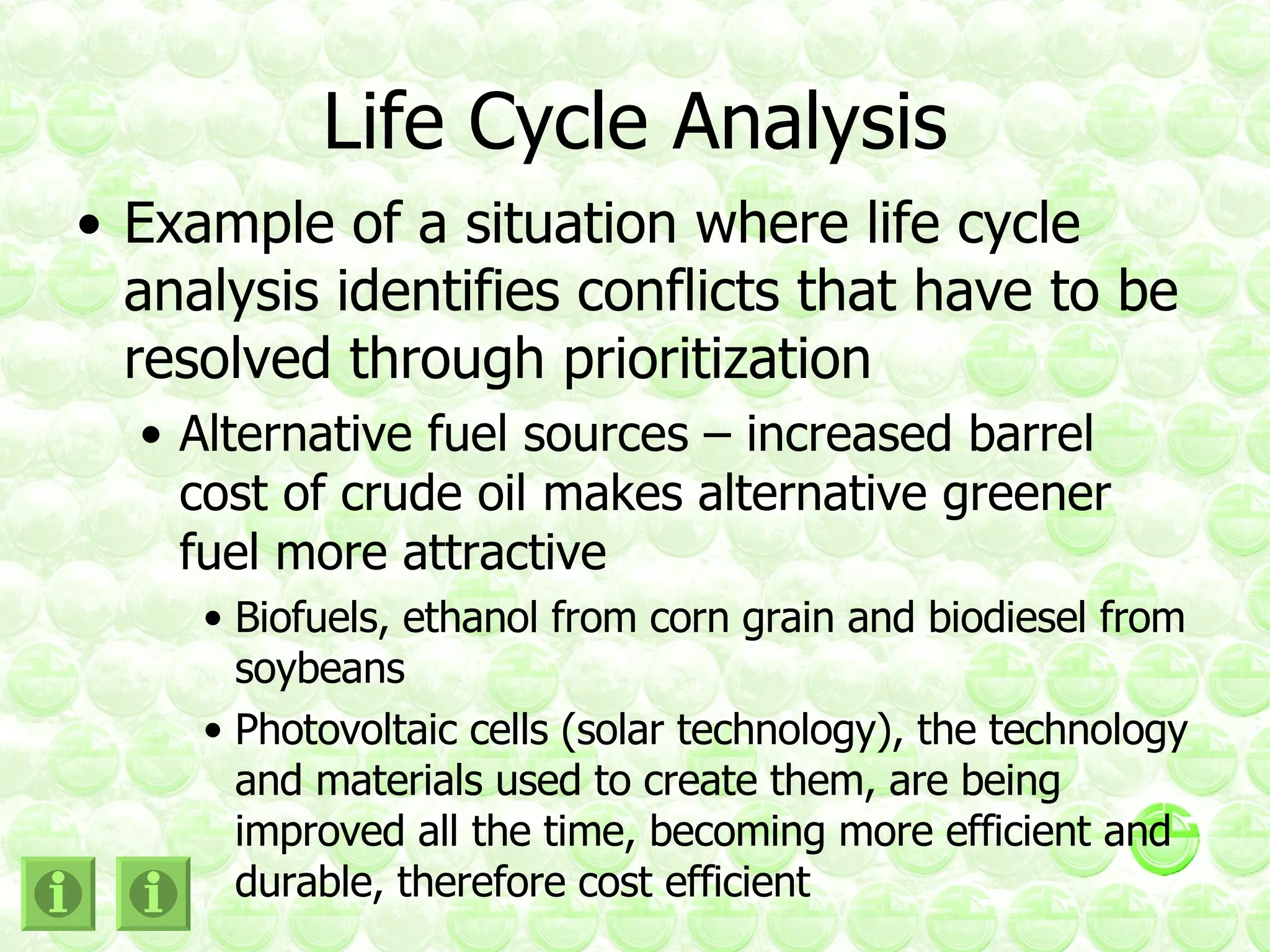Topic 3 Life Cycle Analysis | PPS
