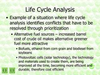 Topic 3 Life Cycle Analysis | PPT