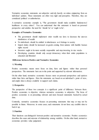 Positive and Normative Economics.docx