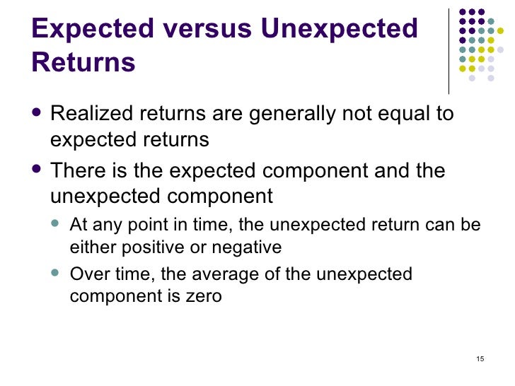 Topic 3 Risk Return And Sml