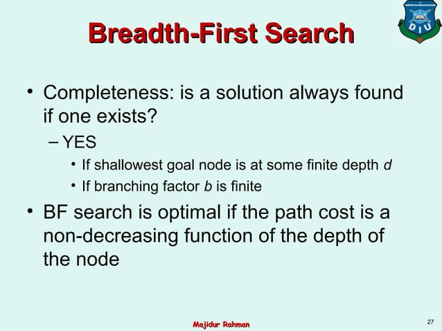 AI Lecture 3 (solving problems by searching) | PPT