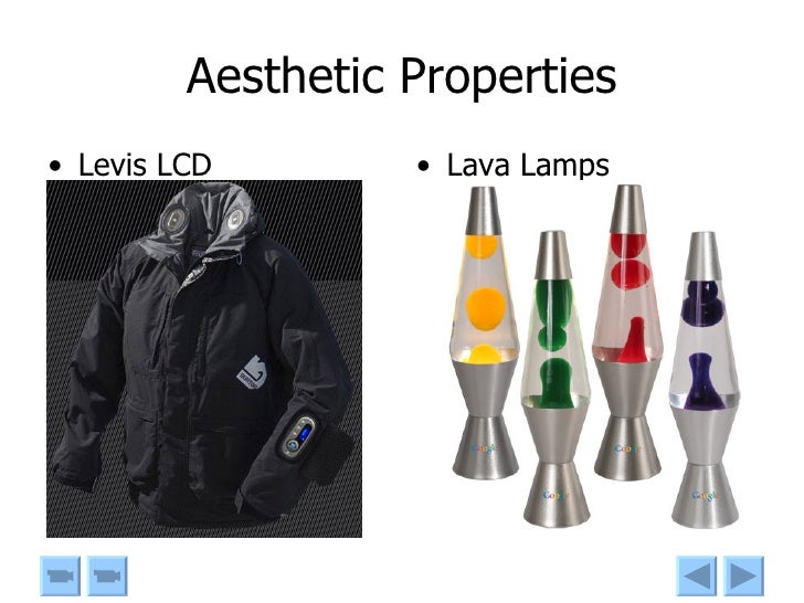 Topic 4 Aesthetic Properties