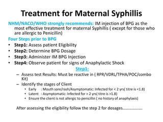 Topic-4- Key services for eliminating maternal and conginatal syphilis ...