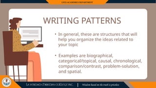 L2.1Oral_Com_Principles of Speech Writing | PPTX