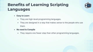 TOPIC-4-scripting-languages (1).pptx | Web Development | Internet