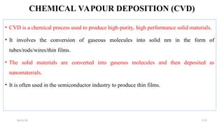 TOPIC-4 LASER ABLATION CHEMICAL VAPOUR DEPOSITION (CVD).ppt
