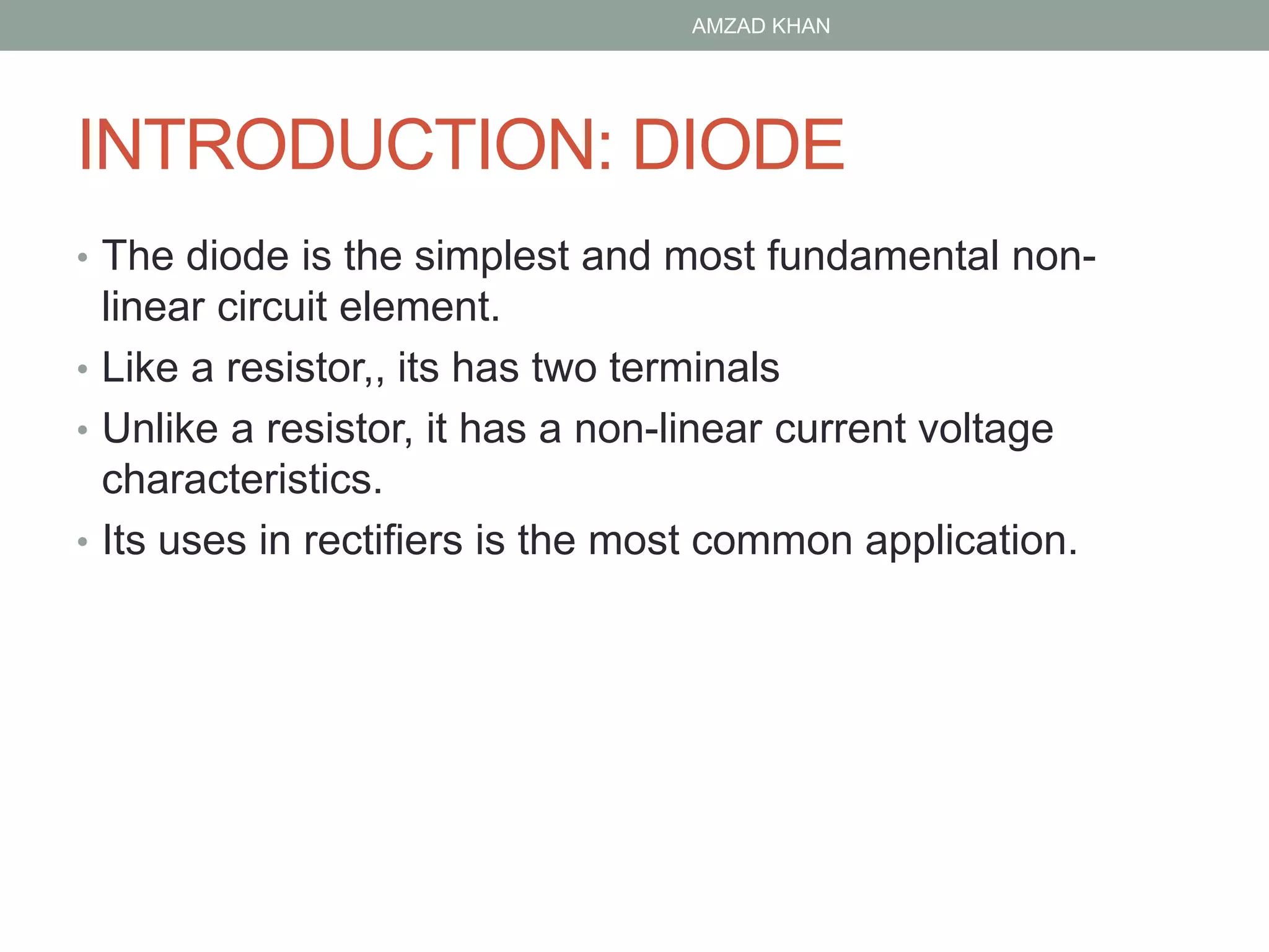 Topic 5 diode | PPTX