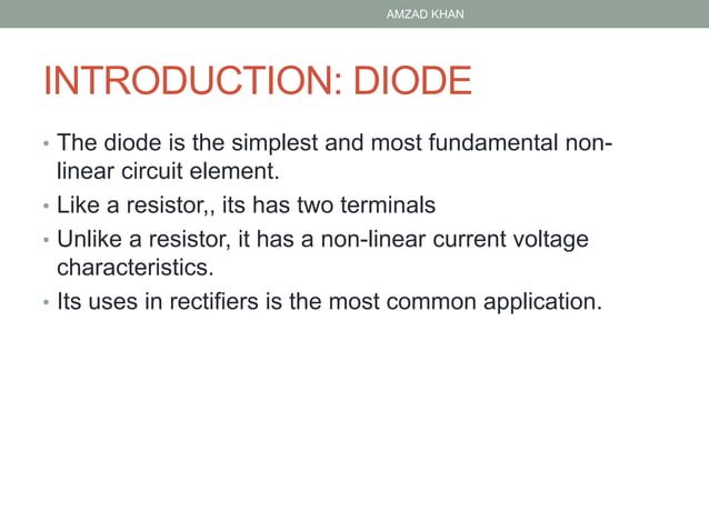 Topic 5 diode | PPT