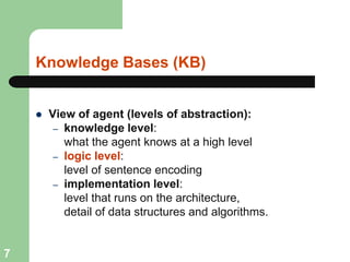 Topic 5 Logical Agents Types Details.ppt