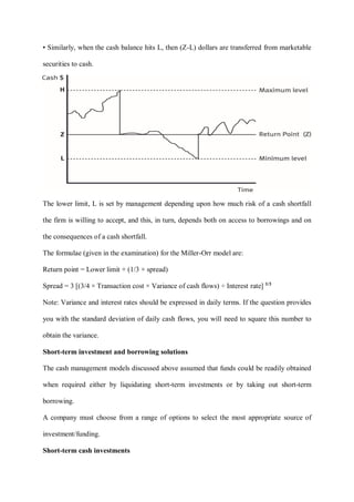 Topic 5 tools techniques of managing of cash | PDF