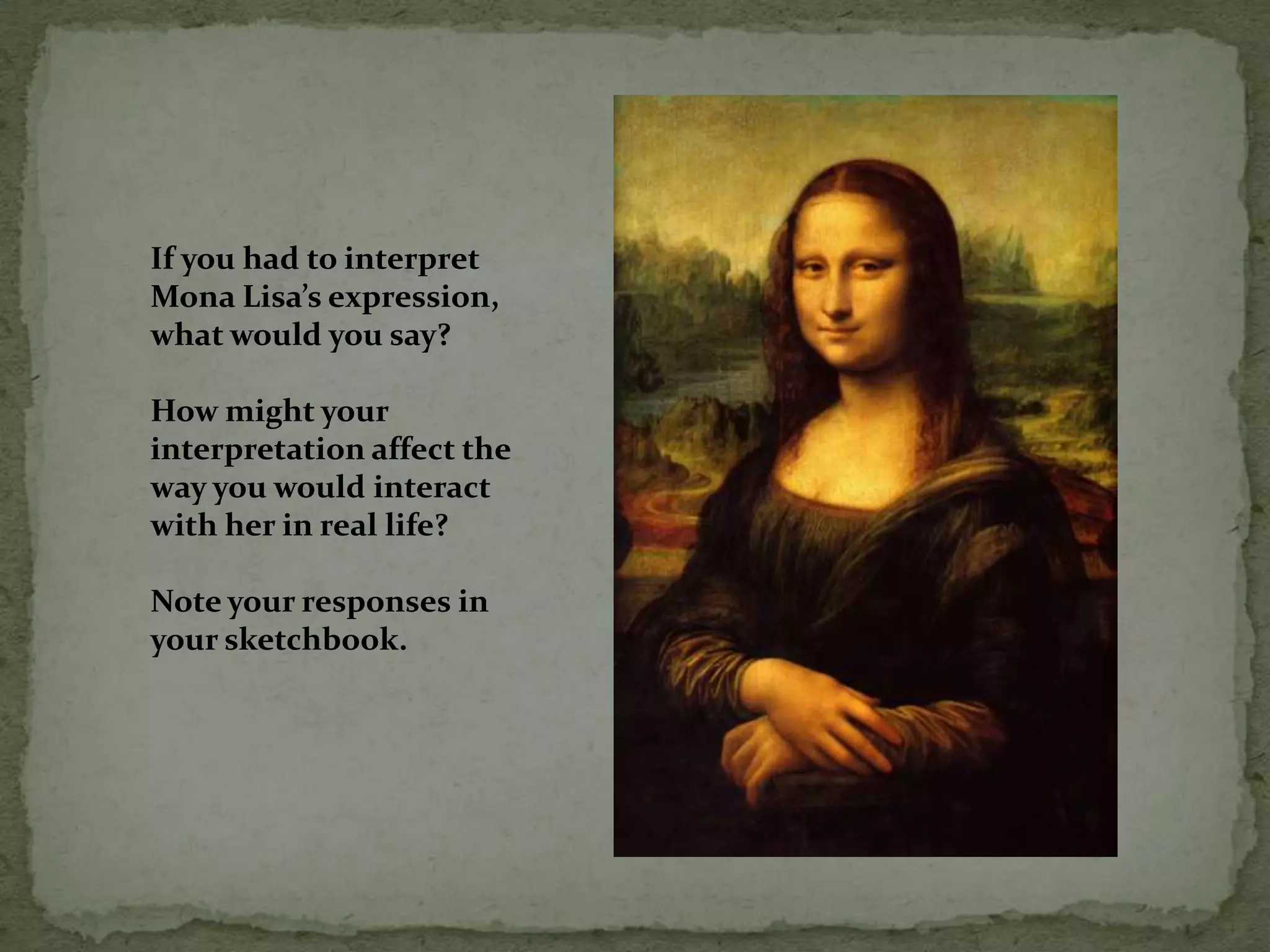 Reflection: Mona Lisa | PPTX