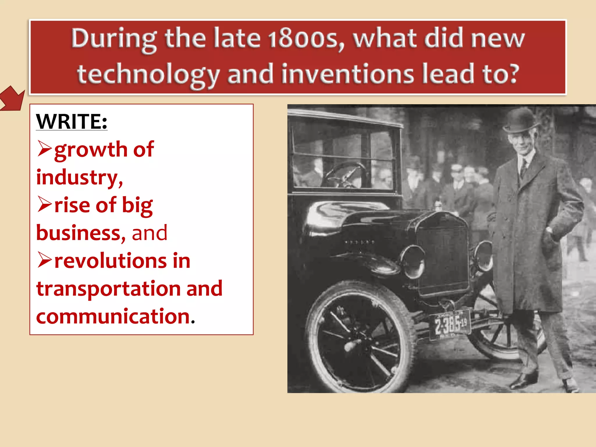 Topic 6-technological-advances-Industrial-Revolution | PPT