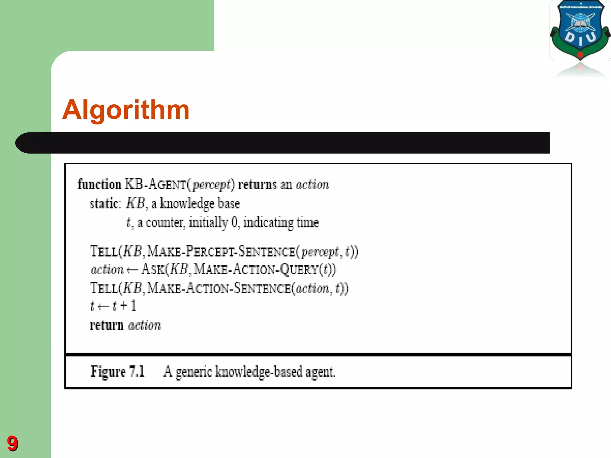 AI Lecture 6 (logical agents) | PPT