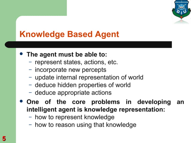 AI Lecture 6 (logical agents) | PPT