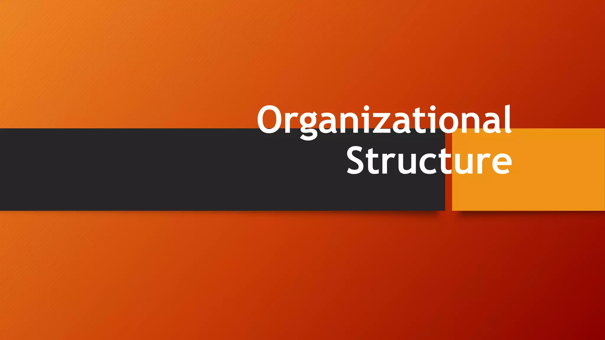Organizational Structure & Change Guide | PPT