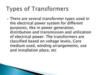 Topic 7 Transformer | PPTX