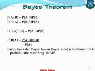AI Lecture 7 (uncertainty) | PPT