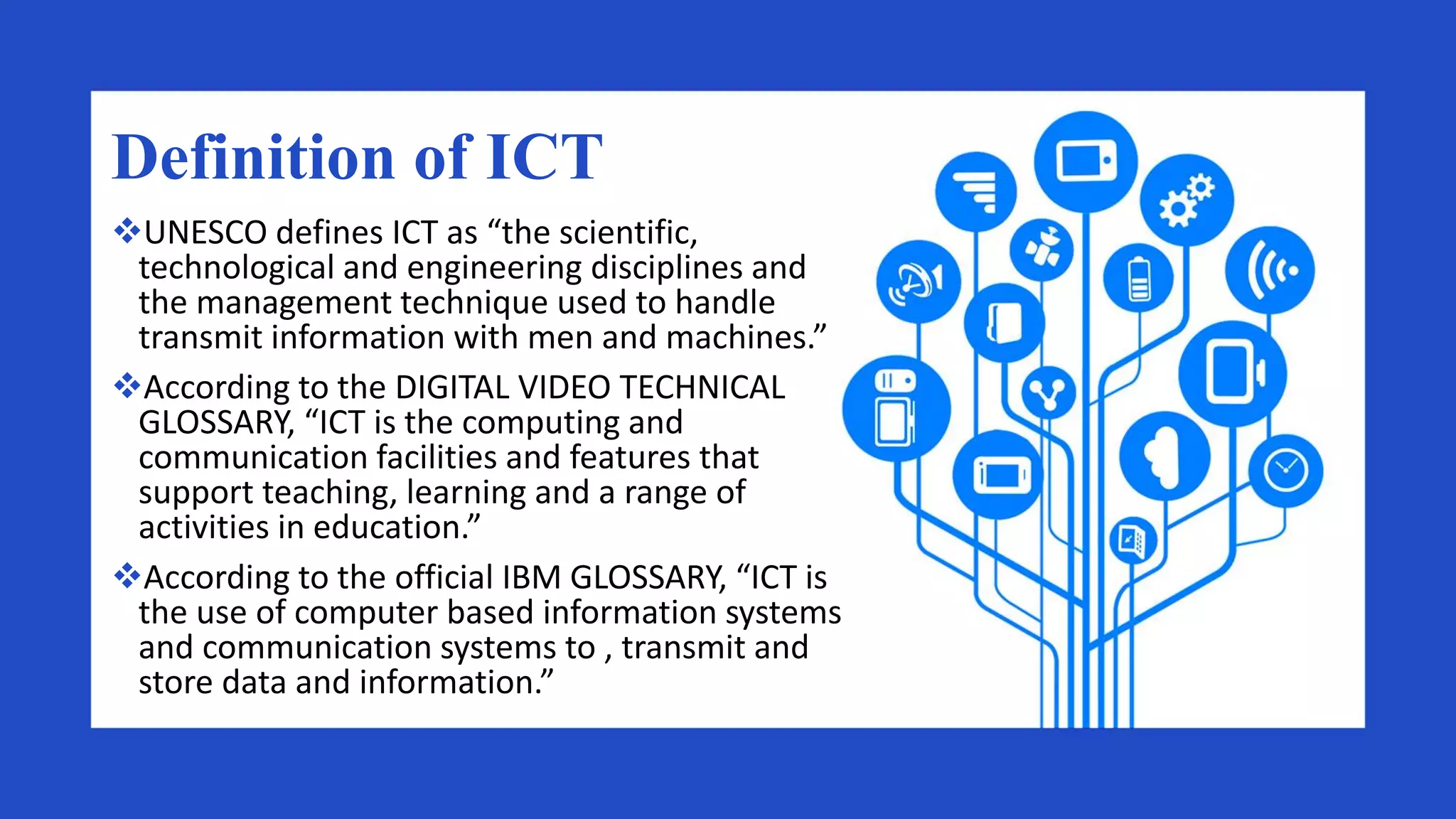 Advantage and Disadvantage of ICT in Education | PDF