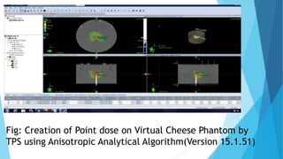 Topic -Analysis of Patients specific Quality Assurance of IMRT/VMAT | PPTX
