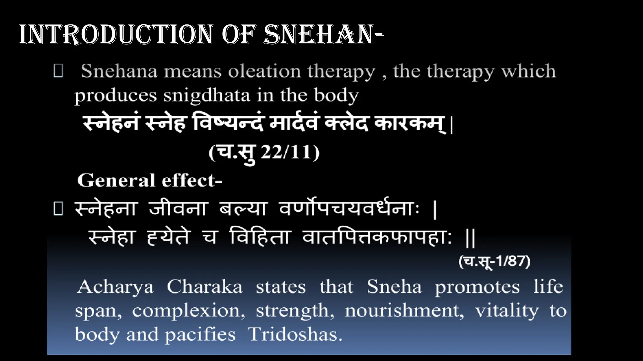 Topic- Bahya Snehan -abhyanga mode of action | PPTX