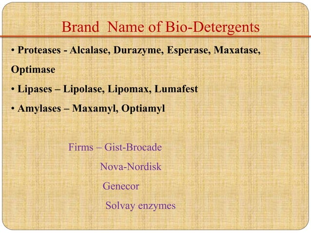 Topic-Bio-Detergents.pptx | Chemistry | Science