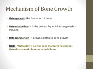 Topic- Bone Grafting by Chhavi Saini | PPT