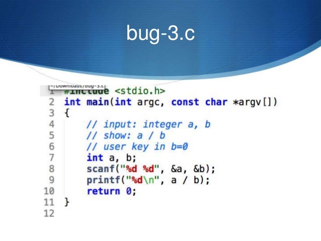 Introduction to debugging