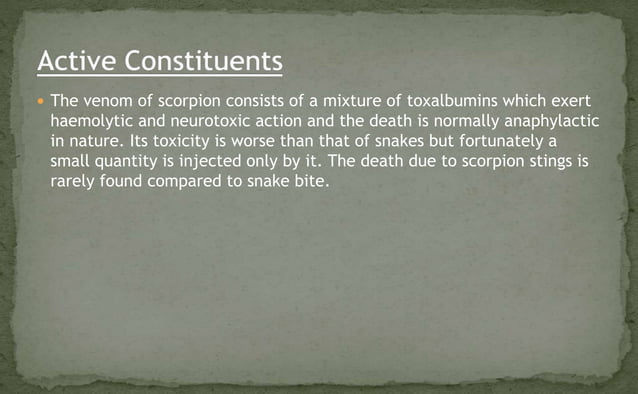 TOPIC- COMMONLY ENCOUNTERED ANIMAL POISONS IN INDIA.pptx