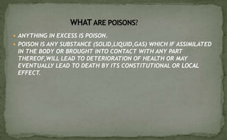 TOPIC- COMMONLY ENCOUNTERED ANIMAL POISONS IN INDIA.pptx