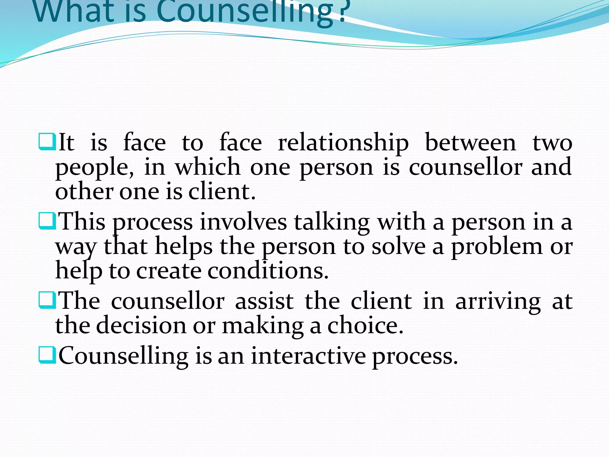 Topic counselor in inclusive education | PPTX