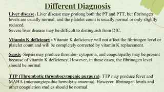 Topic - DIC ( .Disseminated intravascular coagulation)pptx | PPTX