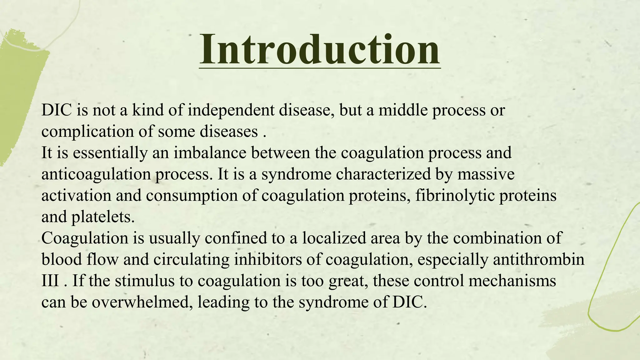 TOPIC - Disseminated intravascular coagulation (DIC) (4).pptx