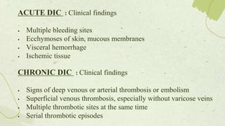 TOPIC - Disseminated intravascular coagulation (DIC) (4).pptx