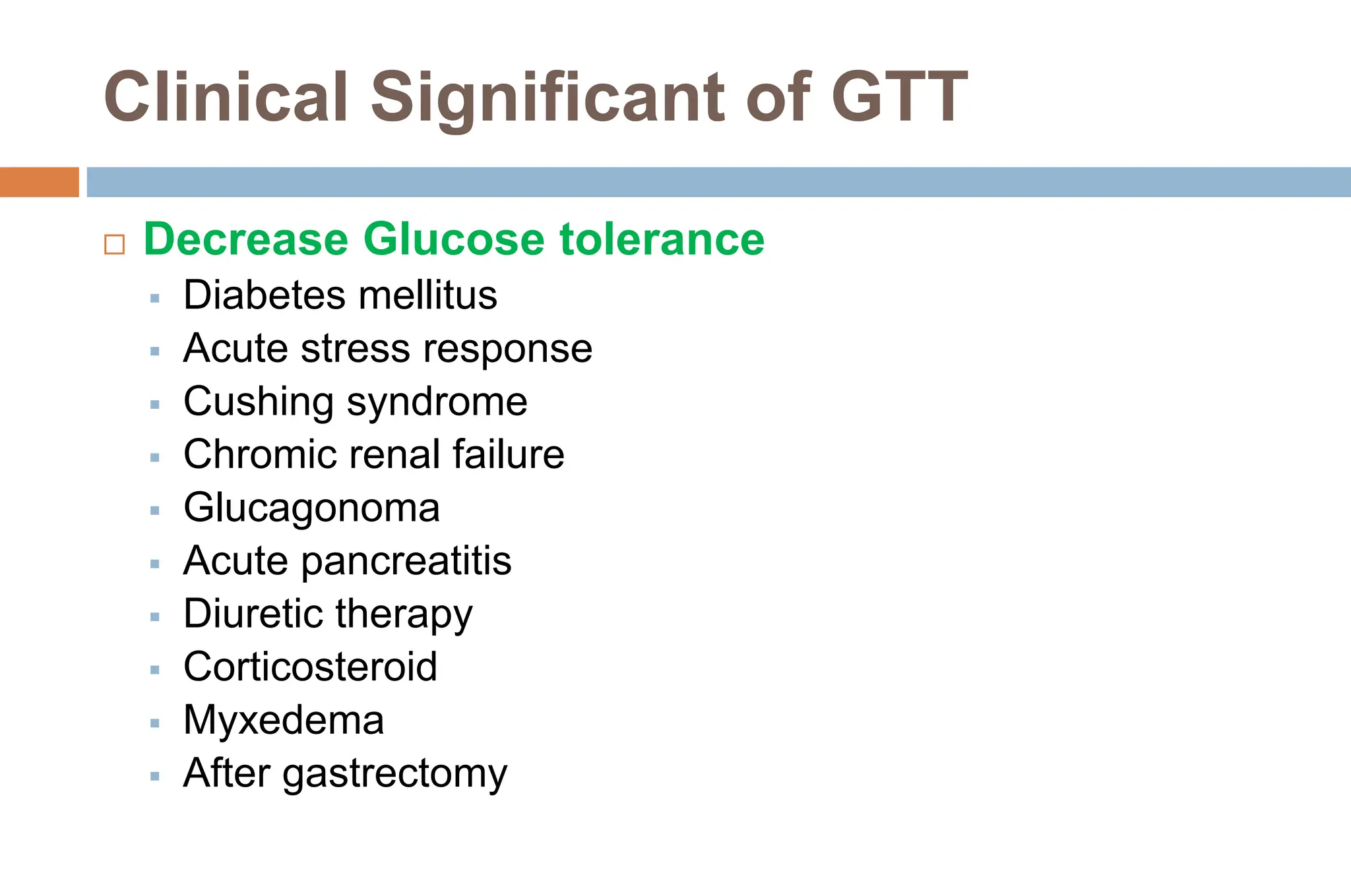 Topic- Glucose tolerance test (gtt) biochemistry | PPTX