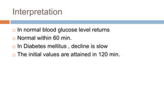Topic- Glucose tolerance test (gtt) biochemistry | PPTX