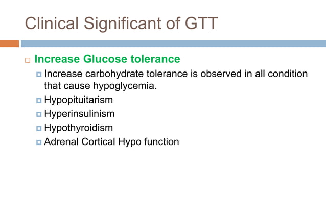 Topic- Glucose tolerance test (gtt) biochemistry | PPTX