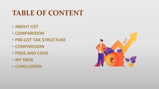 Topic - GST, Will it Simplify your life.pptx