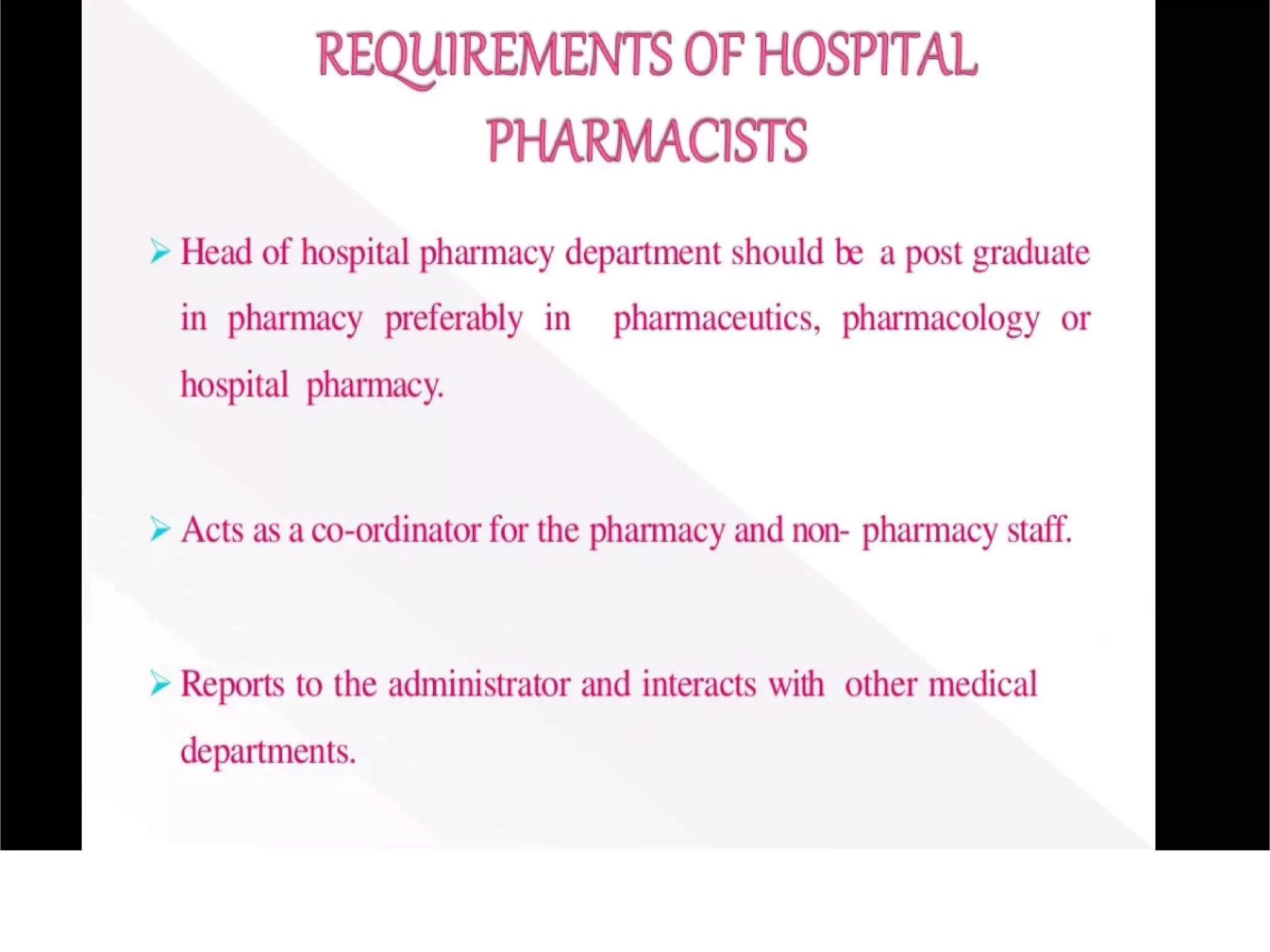 Hospital pharmacy and it's organisation by Vivek and vansh Thakur 28 | PDF