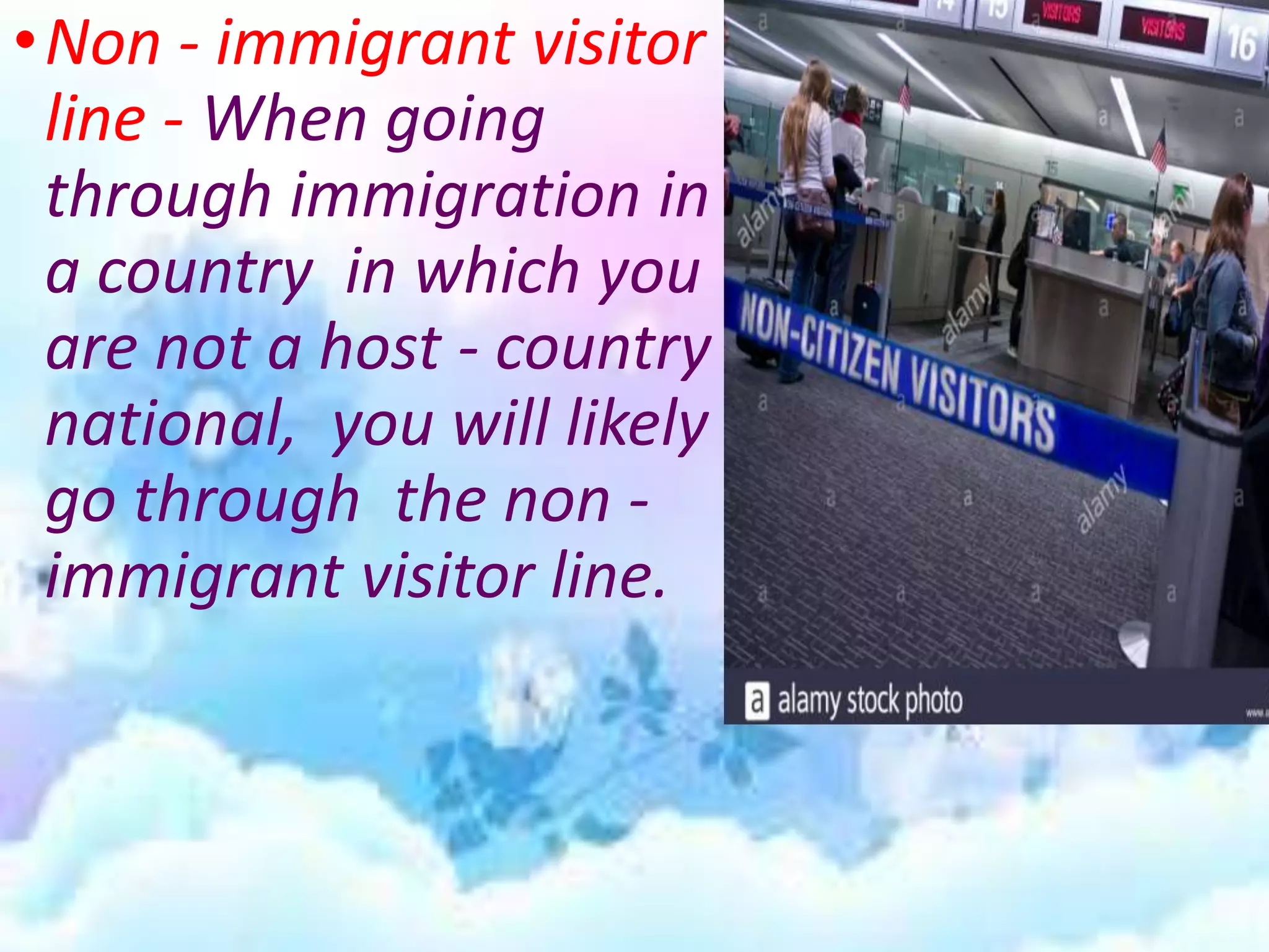 Immigration formalities at airport for outbound tourists | PPTX