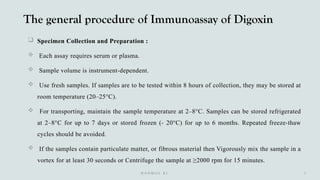 overview of Immunoassay-of-Digoxin and recent advances | PPT