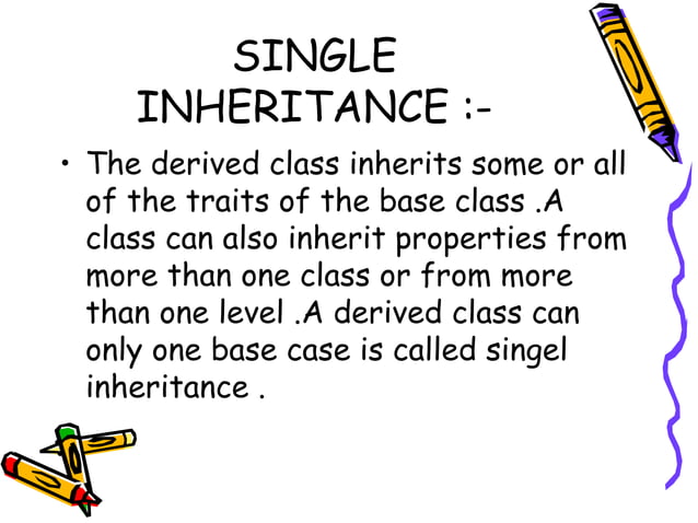 Topic inheritance | PPT | Programming Languages | Computing